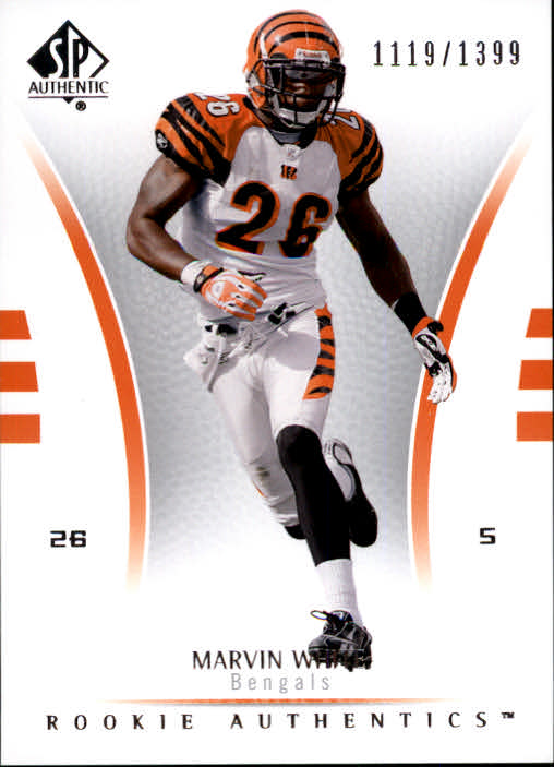 Marvin White Football Price Guide | Marvin White Trading Card Value ...