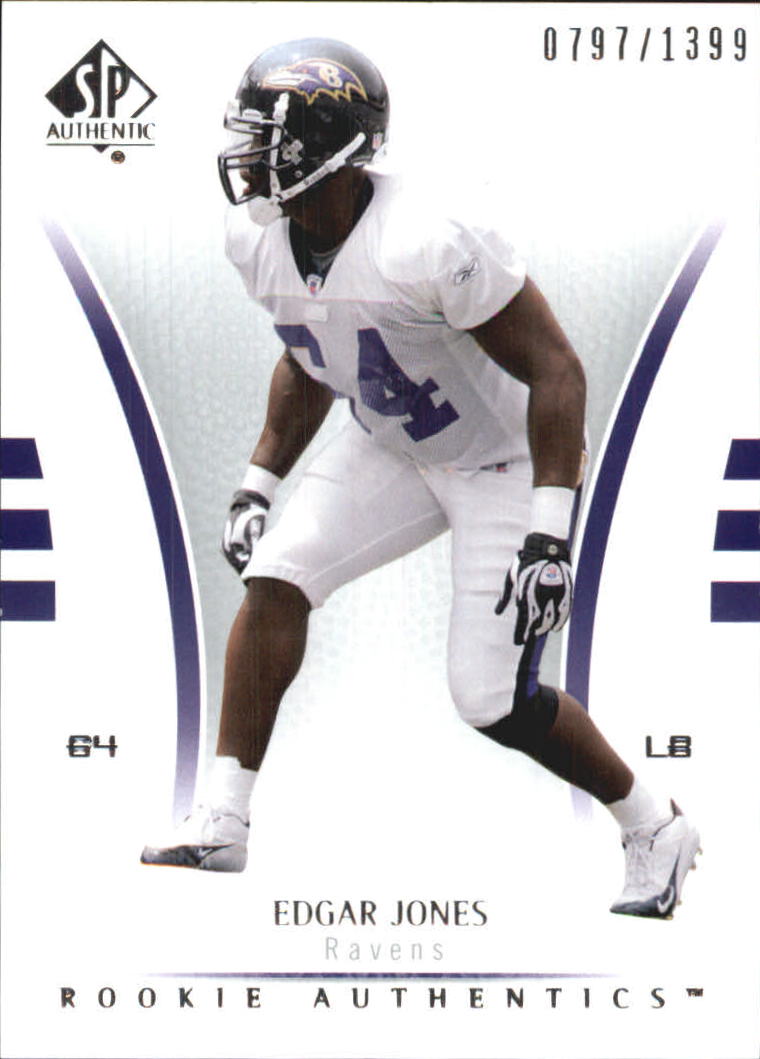 Buy Edgar Jones Cards Online | Edgar Jones Football Price Guide - Beckett