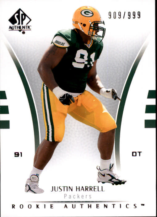 Buy Justin Harrell Cards Online | Justin Harrell Football Price Guide ...