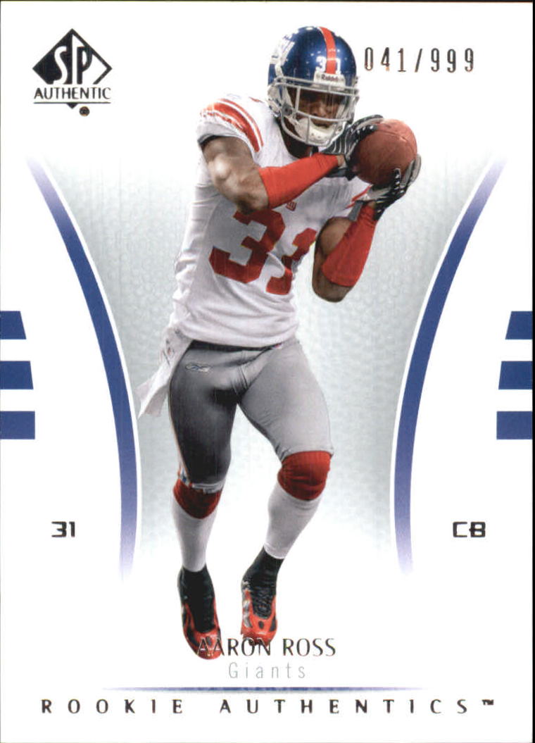 Aaron Ross Football Price Guide | Aaron Ross Trading Card Value – Beckett