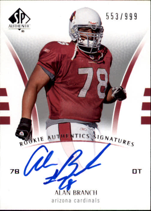 Alan Branch Football Price Guide | Alan Branch Trading Card Value – Beckett