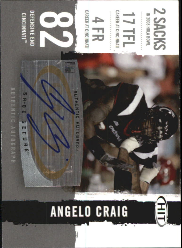 Angelo Craig Football Price Guide | Angelo Craig Trading Card Value ...