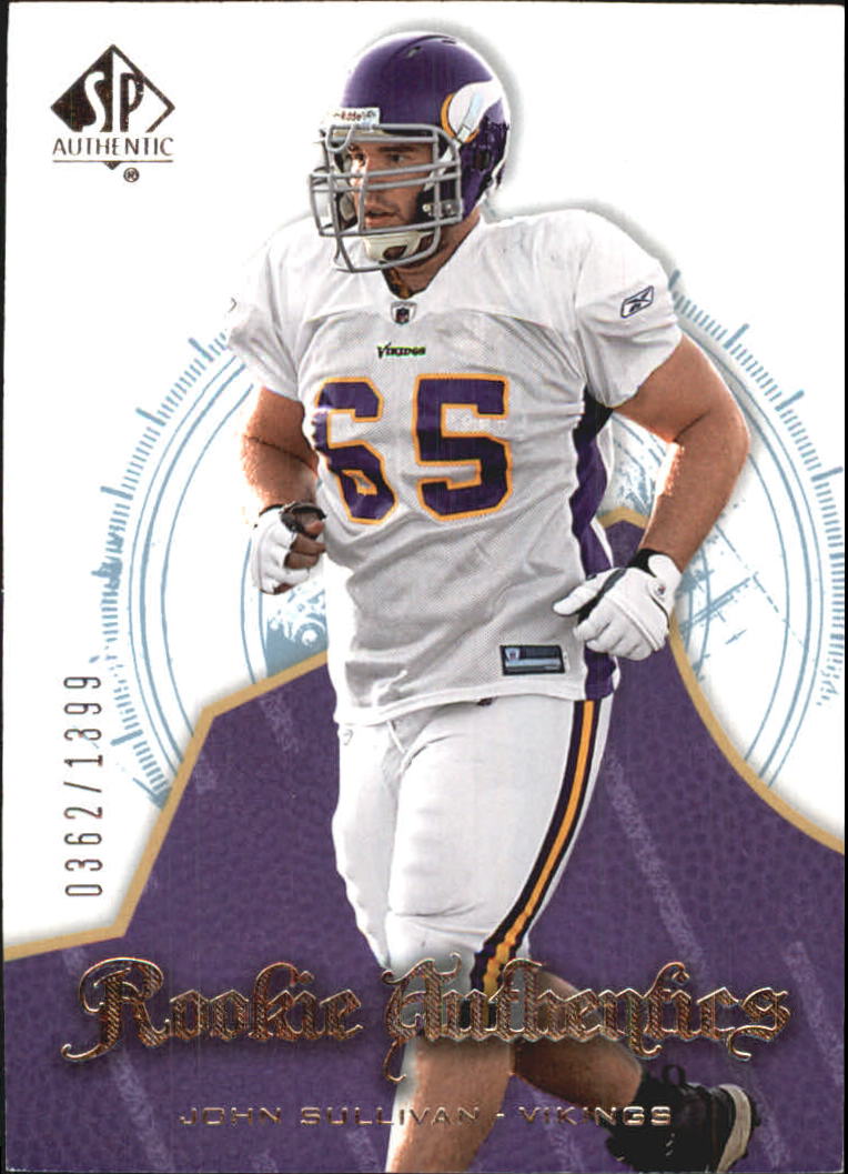 John Sullivan Football Price Guide | John Sullivan Trading Card Value ...