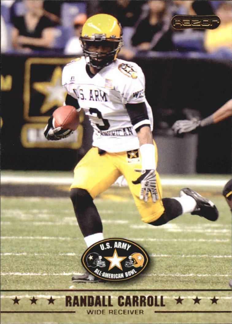 Randall Carroll Football Price Guide | Randall Carroll Trading Card ...