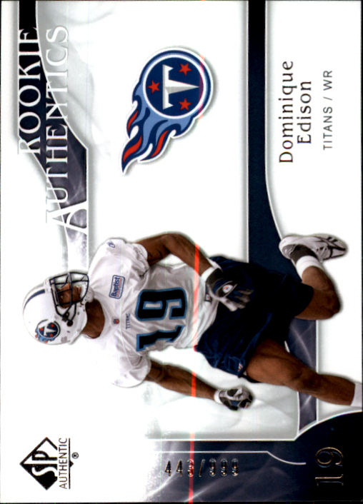 Dominique Edison Football Price Guide | Dominique Edison Trading Card ...
