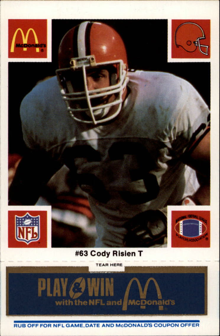 Cody Risien Football Price Guide | Cody Risien Trading Card Value – Beckett