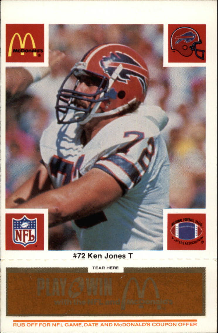 Ken T/DE Jones Football Price Guide | Ken T/DE Jones Trading Card Value ...