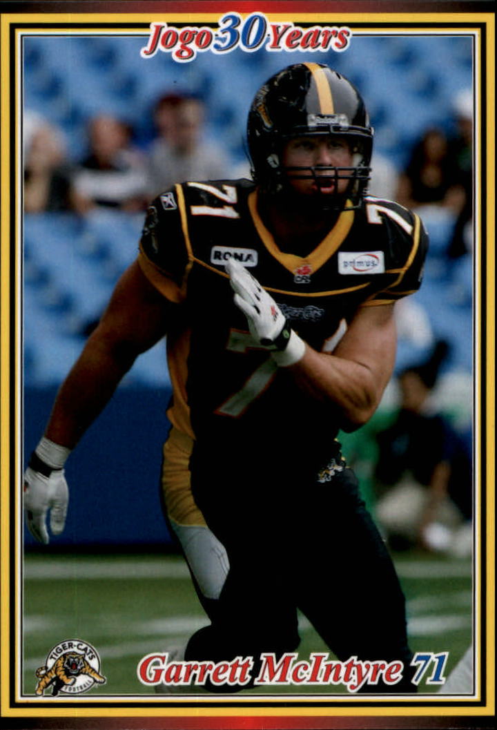 Garrett McIntyre Football Price Guide | Garrett McIntyre Trading Card ...