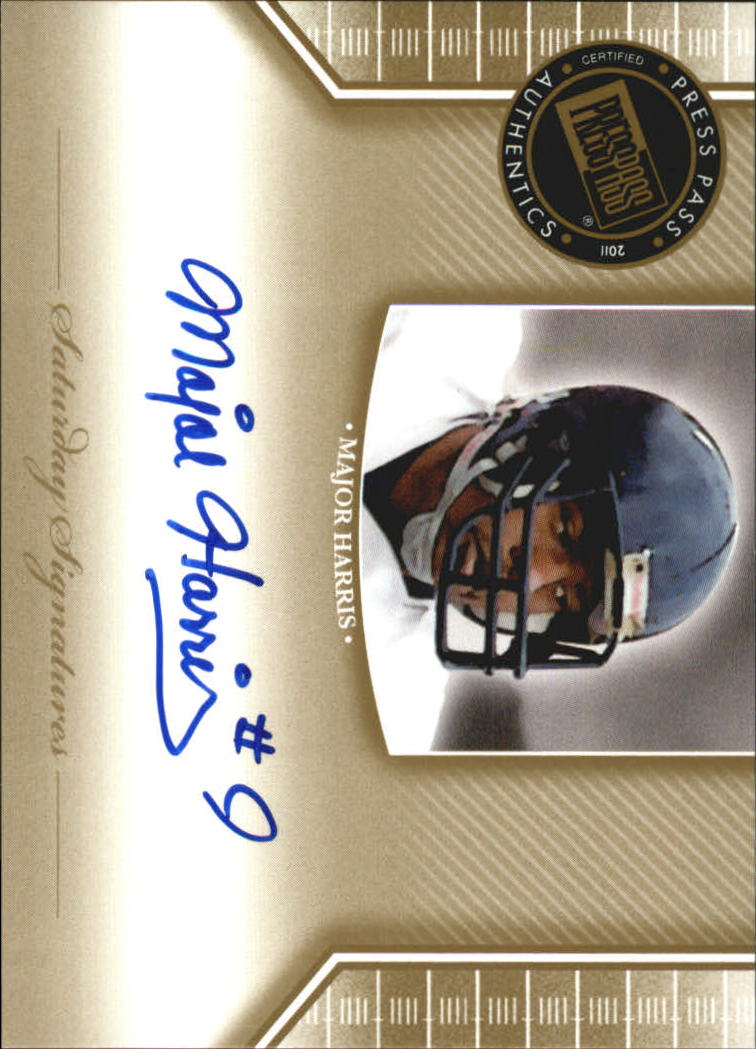 Major Harris Football Price Guide | Major Harris Trading Card Value ...