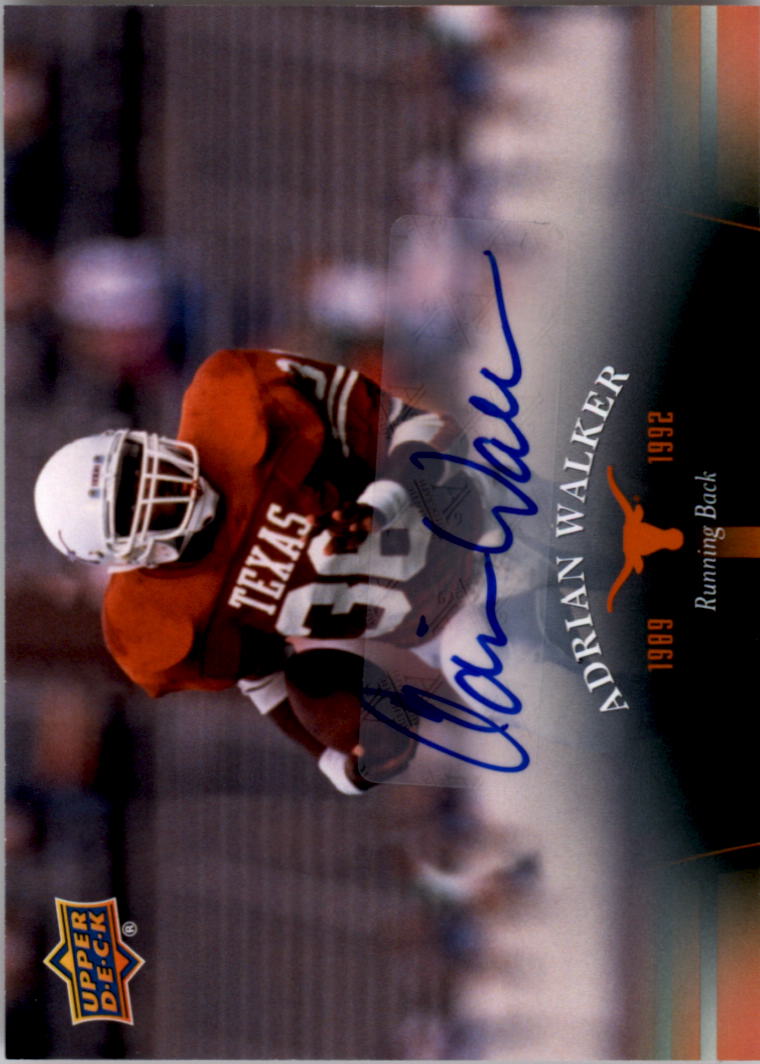 Adrian Walker Football Price Guide | Adrian Walker Trading Card Value ...