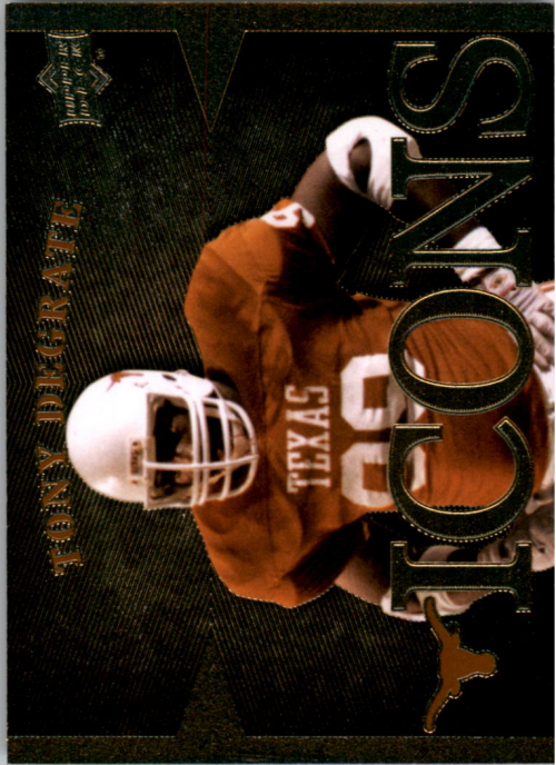 Tony Degrate Football Price Guide | Tony Degrate Trading Card Value ...
