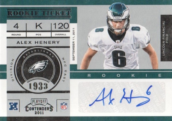 Alex Henery Football Price Guide | Alex Henery Trading Card Value – Beckett