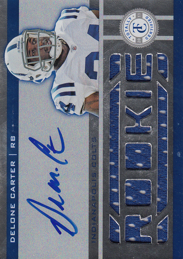 Delone Carter Football Price Guide | Delone Carter Trading Card Value ...