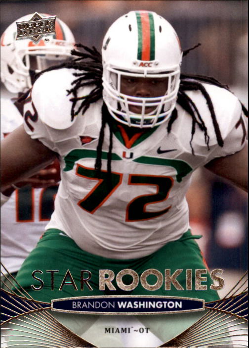 Brandon Washington Football Price Guide | Brandon Washington Trading ...