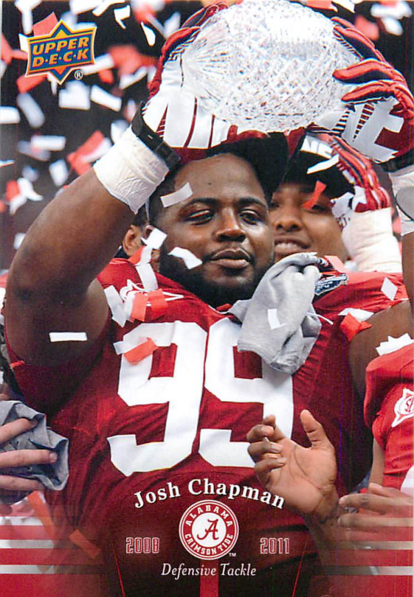 Josh Chapman Football Price Guide | Josh Chapman Trading Card Value ...