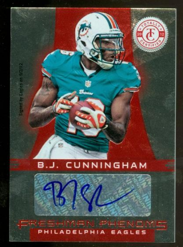 B.J. Cunningham Football Price Guide | B.J. Cunningham Trading Card ...