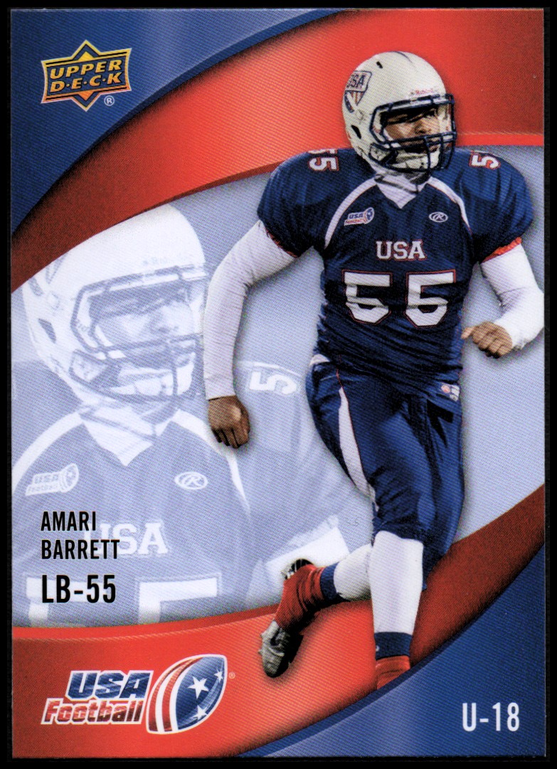 Amari Barrett Football Price Guide | Amari Barrett Trading Card Value ...