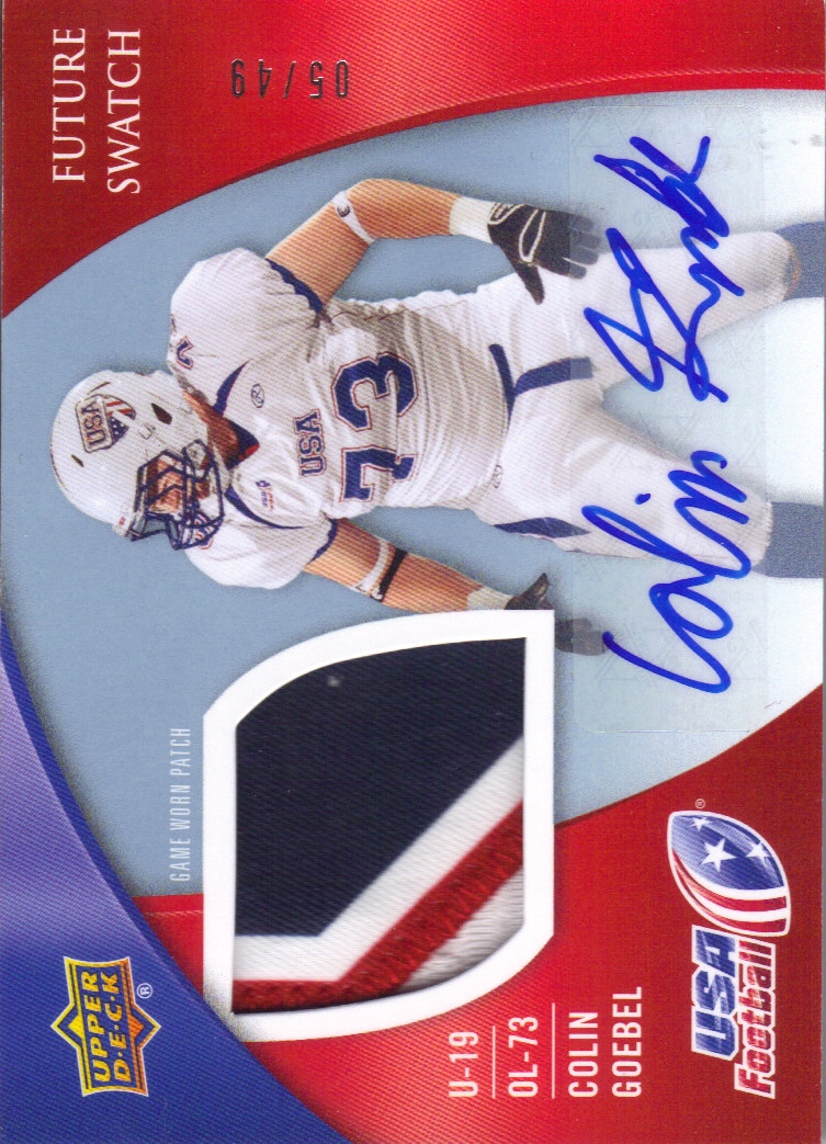 Colin Goebel Football Price Guide | Colin Goebel Trading Card Value ...
