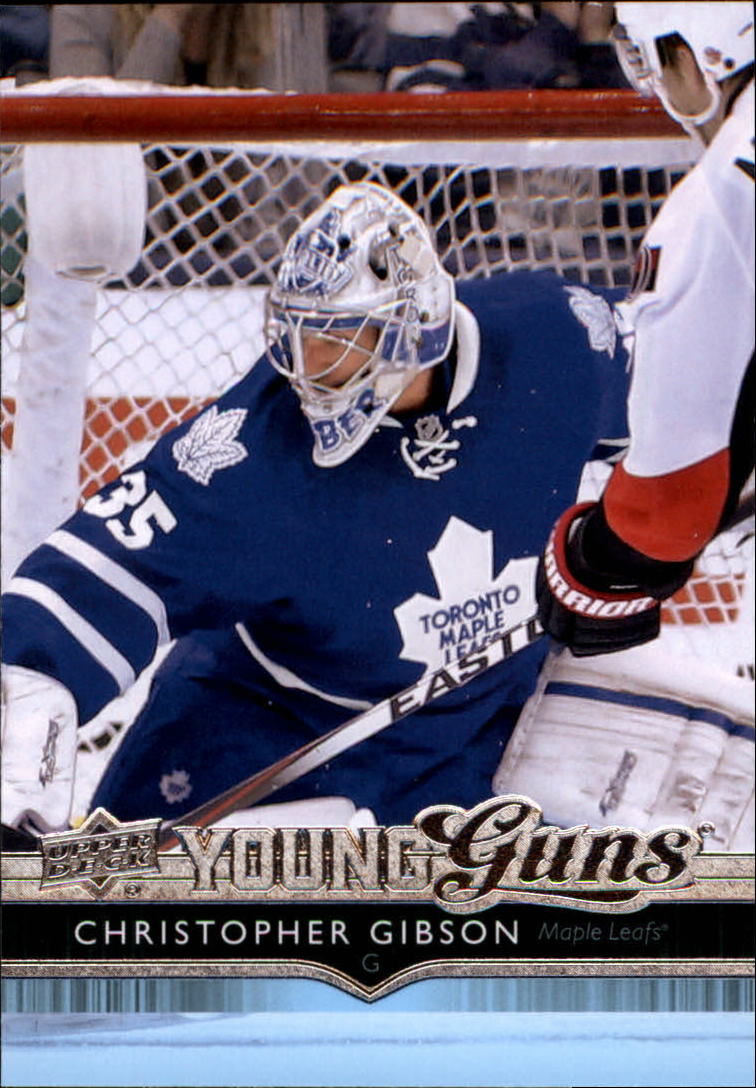 Christopher Gibson Hockey Price Guide | Christopher Gibson Trading Card ...