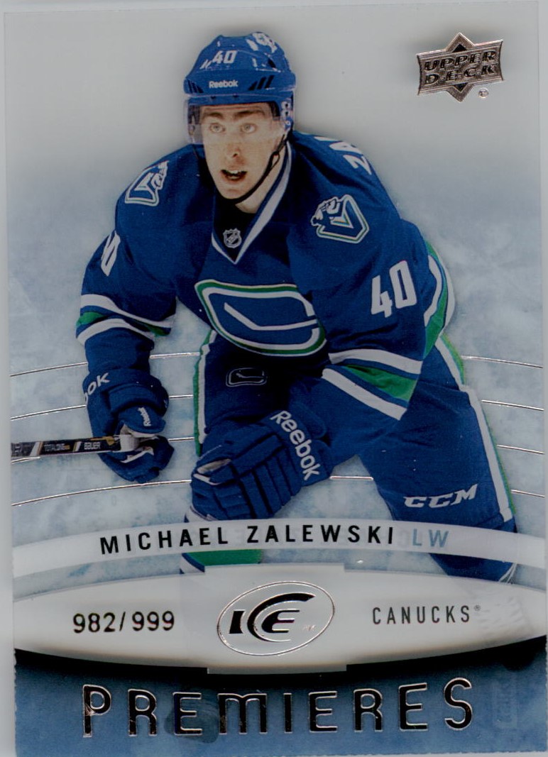 Michael Zalewski Hockey Price Guide | Michael Zalewski Trading Card ...