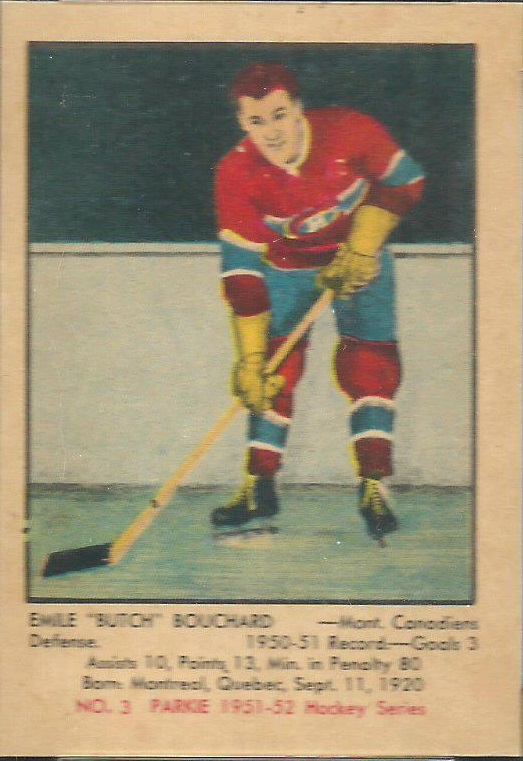 Butch Bouchard Hockey Price Guide | Butch Bouchard Trading Card Value ...