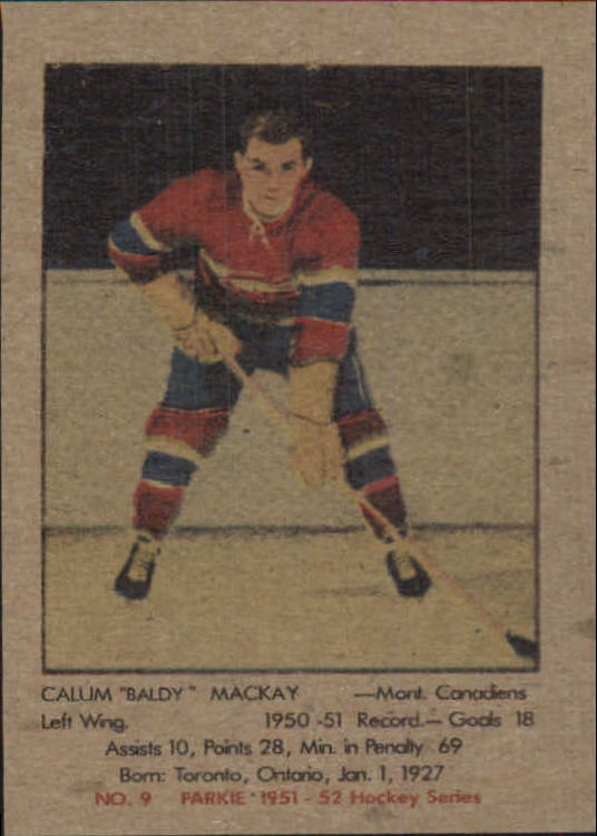 Calum Mackay Hockey Price Guide | Calum Mackay Trading Card Value – Beckett