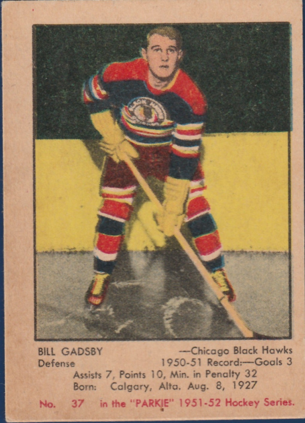 Bill Gadsby Hockey Price Guide | Bill Gadsby Trading Card Value – Beckett