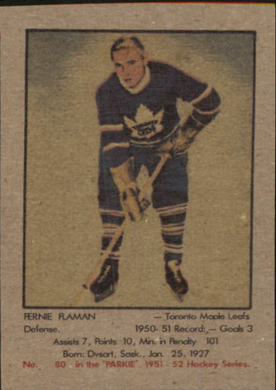 Fern Flaman Hockey Price Guide | Fern Flaman Trading Card Value – Beckett