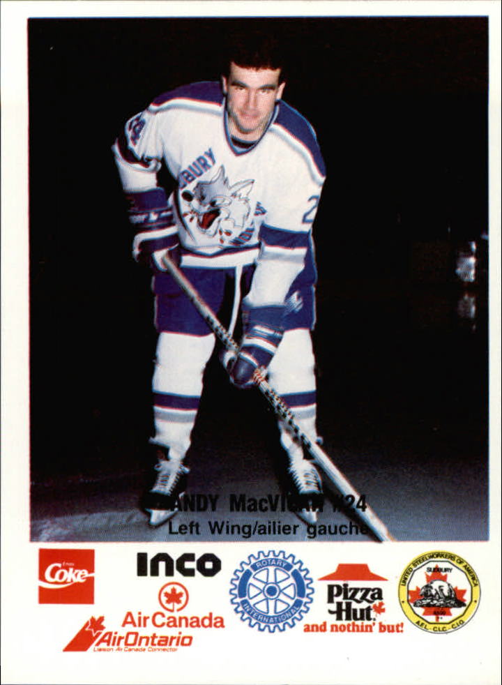 Andy MacVicar Hockey Price Guide | Andy MacVicar Trading Card Value ...