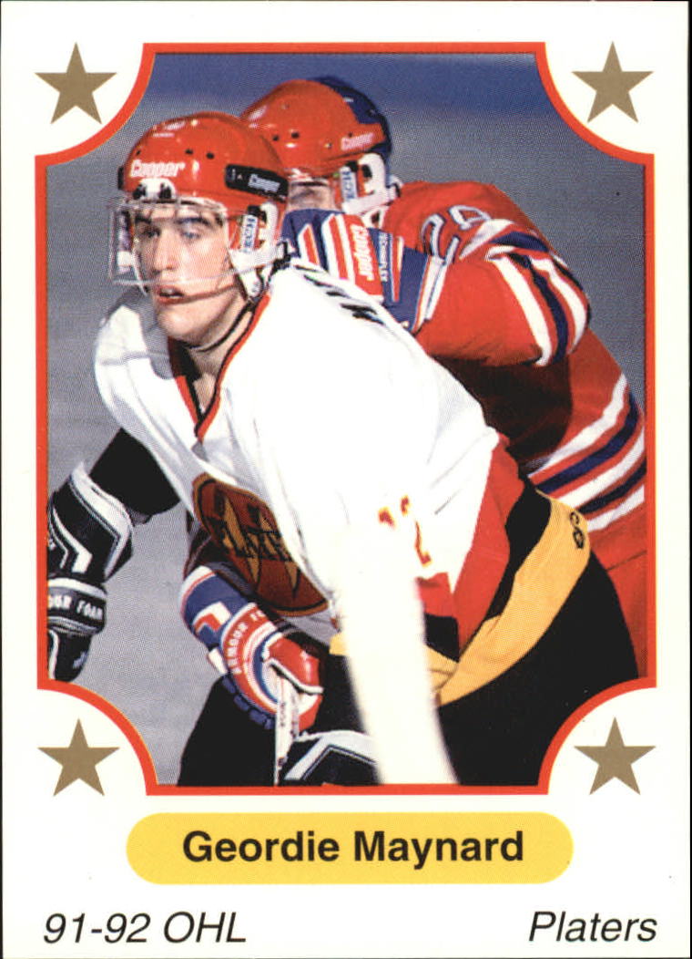 Geordie Maynard Hockey Price Guide | Geordie Maynard Trading Card Value ...