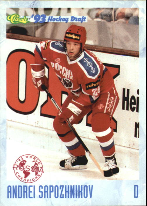 Andrei Sapozhnikov Hockey Price Guide | Andrei Sapozhnikov Trading Card ...