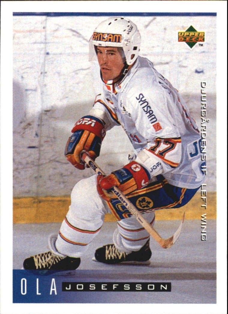 Ola Josefsson Hockey Price Guide | Ola Josefsson Trading Card Value ...