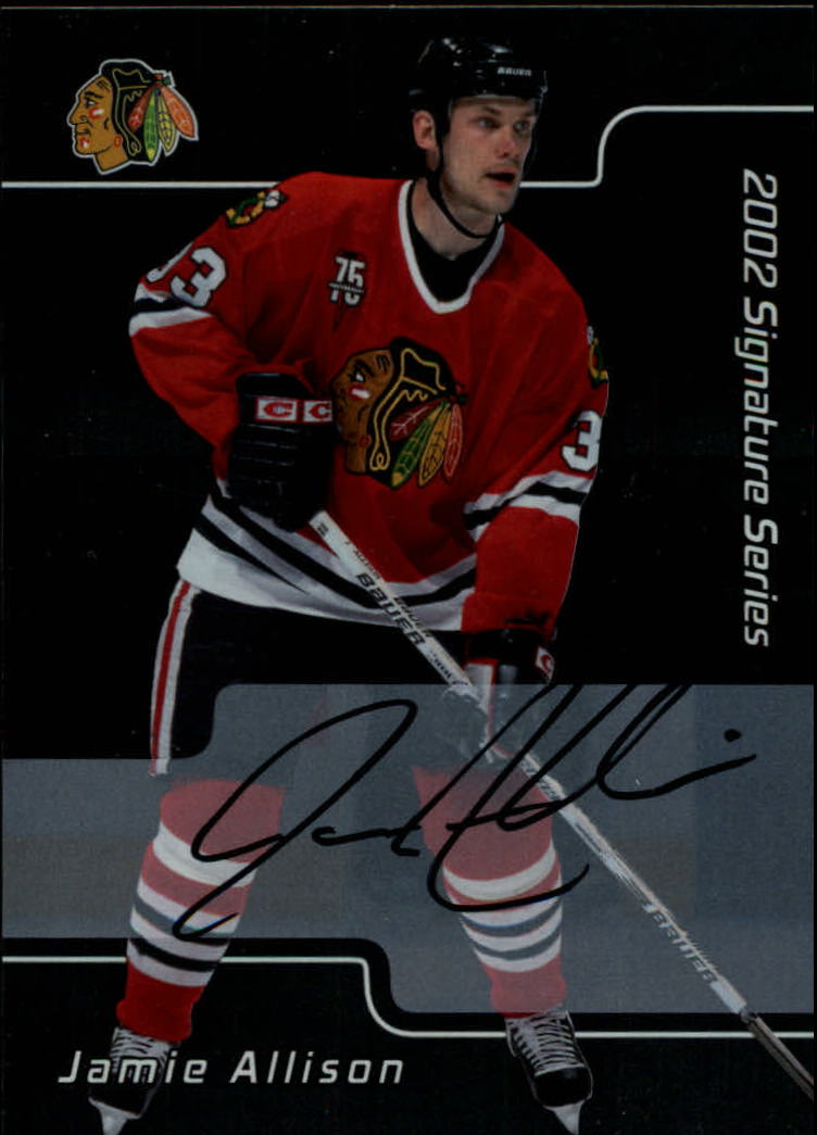 Jamie Allison Hockey Price Guide | Jamie Allison Trading Card Value ...