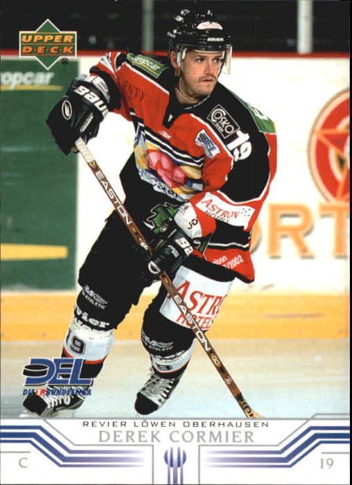 Derek Cormier Hockey Price Guide | Derek Cormier Trading Card Value – Beckett