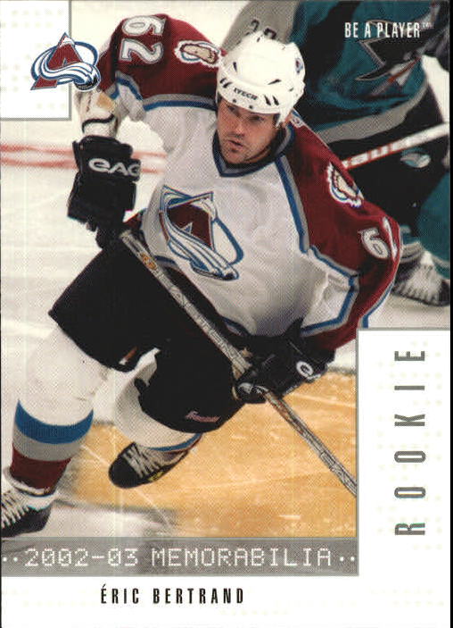 Eric Bertrand Hockey Price Guide | Eric Bertrand Trading Card Value ...