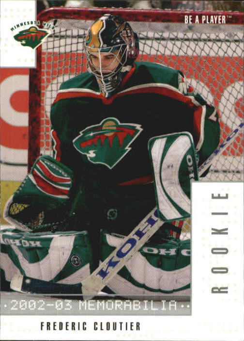 Frederic Cloutier Hockey Price Guide | Frederic Cloutier Trading Card ...