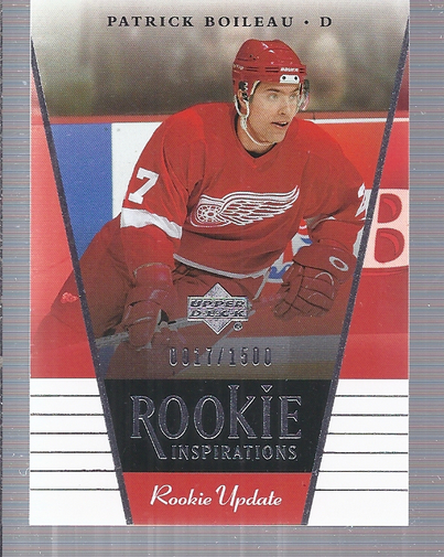 Patrick Boileau Hockey Price Guide | Patrick Boileau Trading Card Value ...