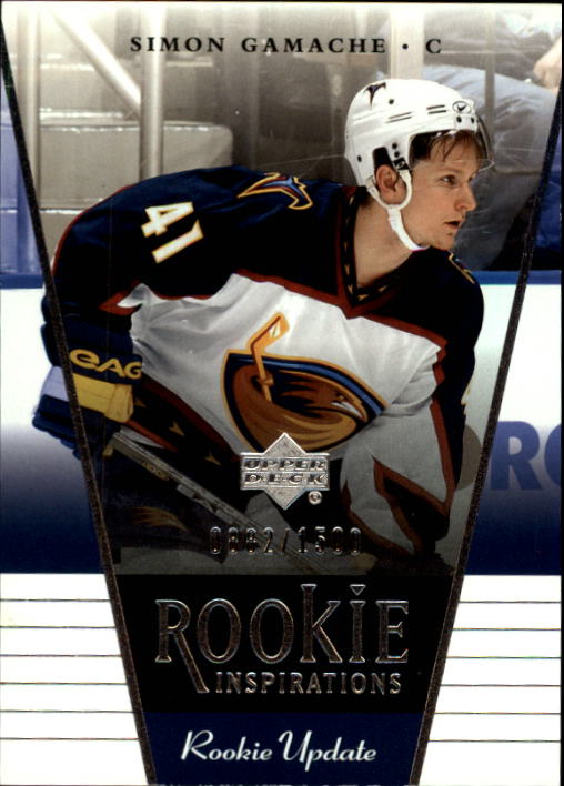 Simon Gamache Hockey Price Guide | Simon Gamache Trading Card Value ...