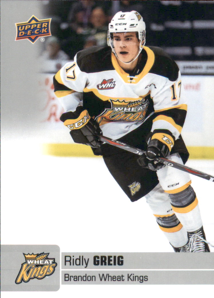 Ridly Greig Hockey Price Guide | Ridly Greig Trading Card Value – Beckett