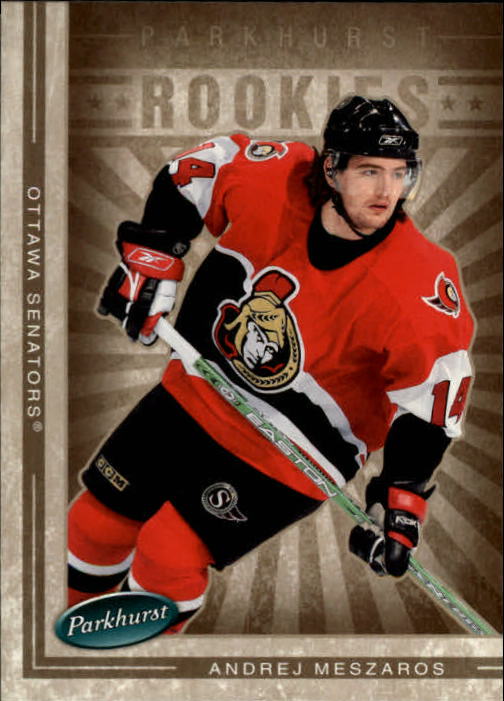 Andrej Meszaros Hockey Price Guide | Andrej Meszaros Trading Card Value ...