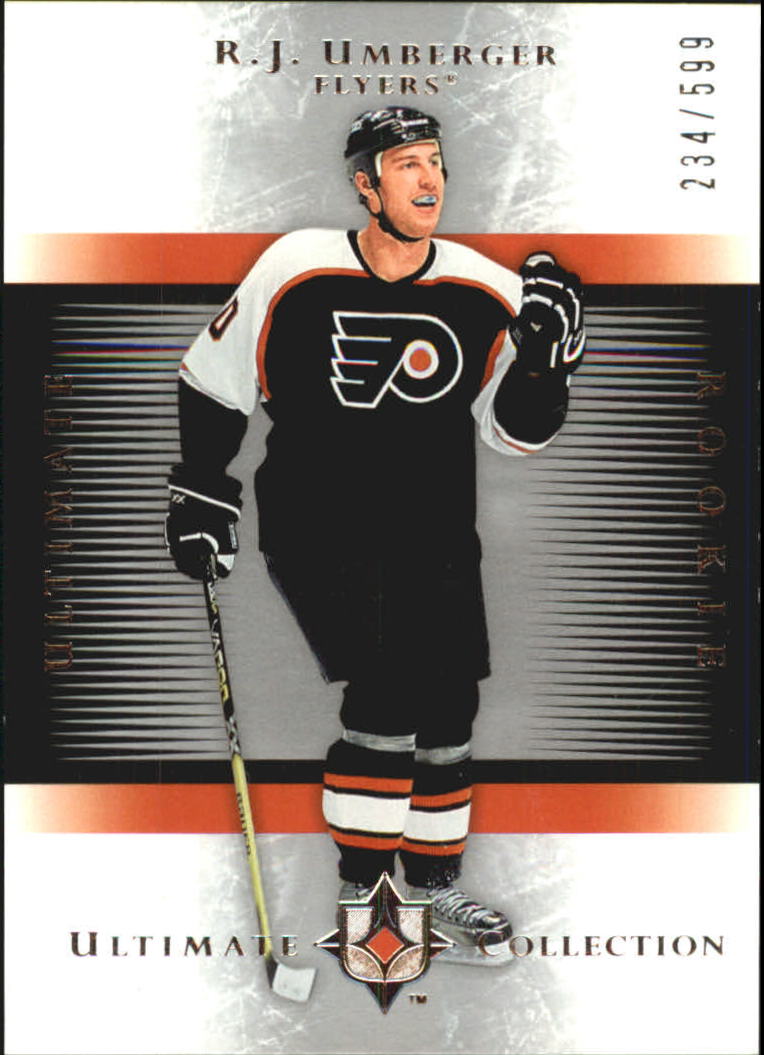 R.J. Umberger Hockey Price Guide | R.J. Umberger Trading Card Value ...