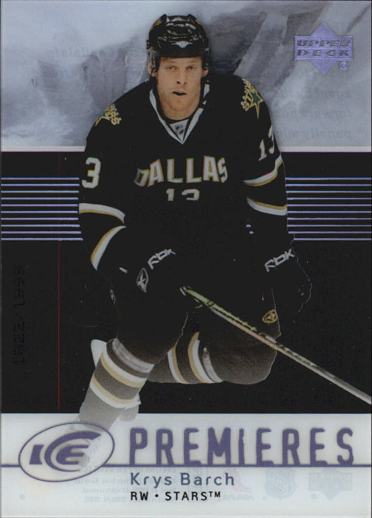 Krys Barch Hockey Price Guide | Krys Barch Trading Card Value – Beckett