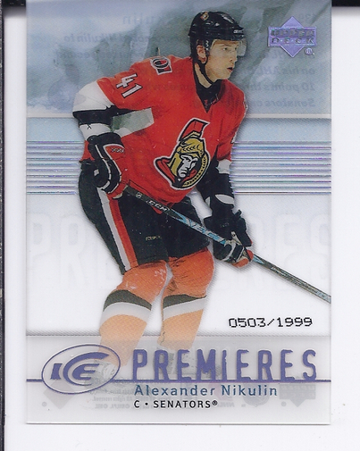 Alexander Nikulin Hockey Price Guide | Alexander Nikulin Trading Card Value – Beckett