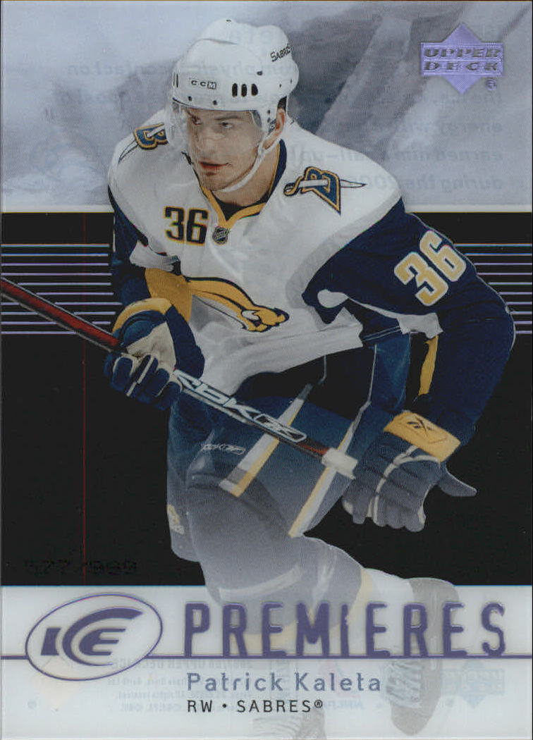 Patrick Kaleta Hockey Price Guide | Patrick Kaleta Trading Card Value ...