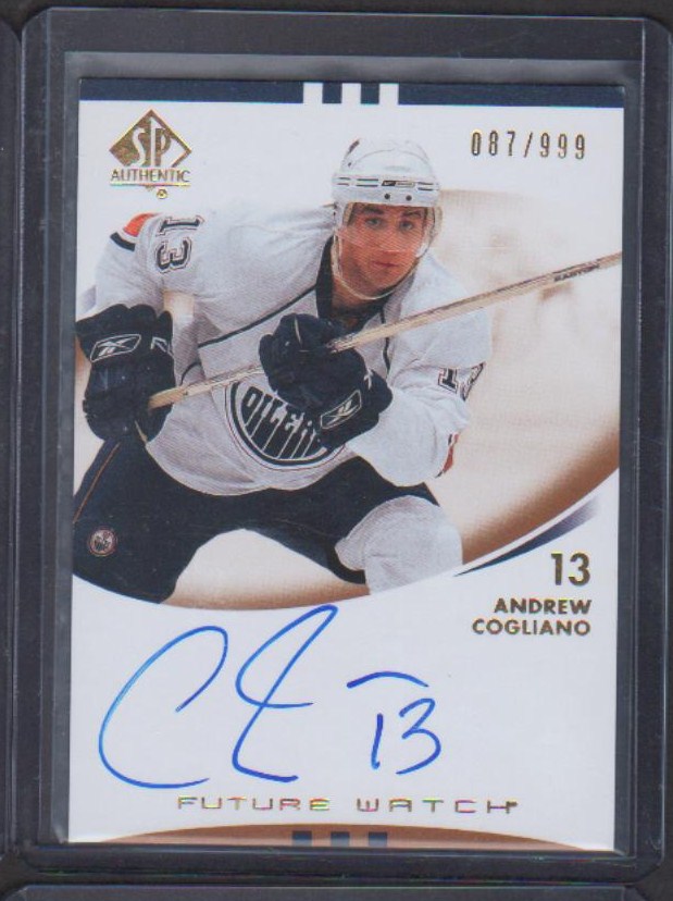 Buy Andrew Cogliano Cards Online | Andrew Cogliano Hockey Price Guide ...