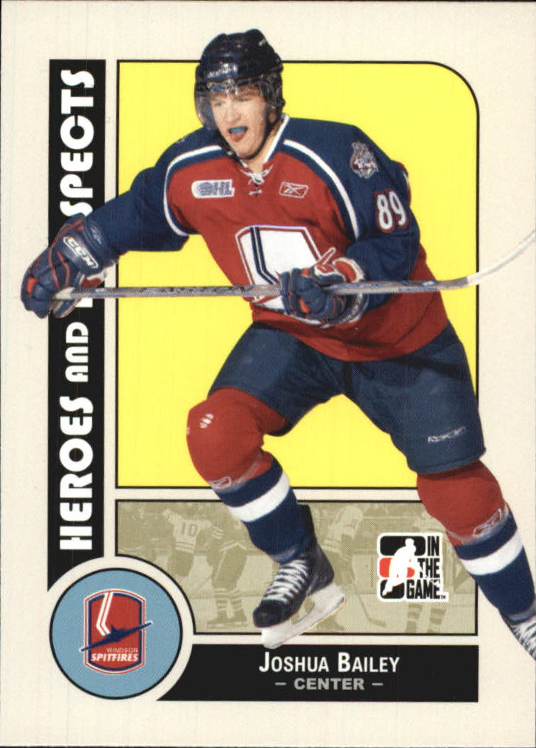 Joshua Bailey Hockey Price Guide | Joshua Bailey Trading Card Value ...