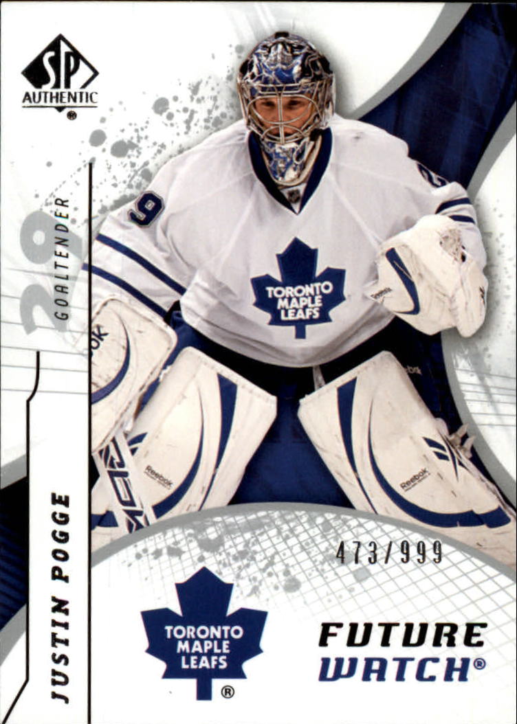Justin Pogge Hockey Price Guide | Justin Pogge Trading Card Value – Beckett
