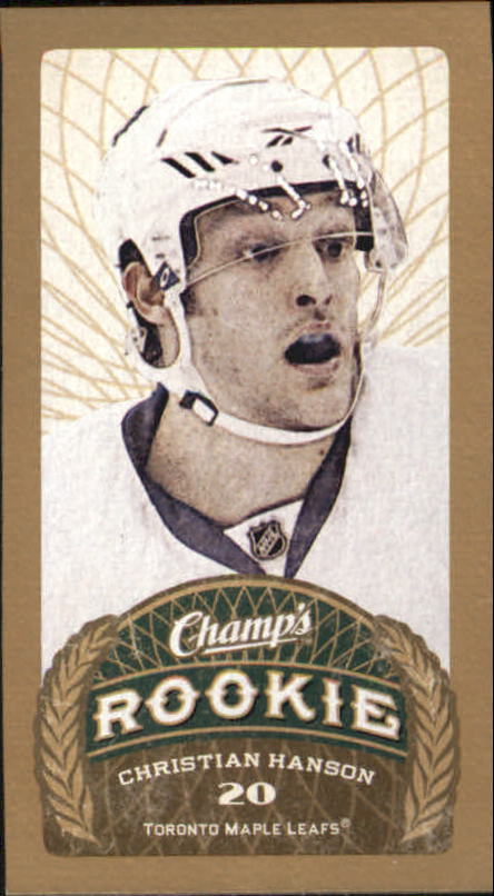 Christian Hanson Hockey Price Guide | Christian Hanson Trading Card ...