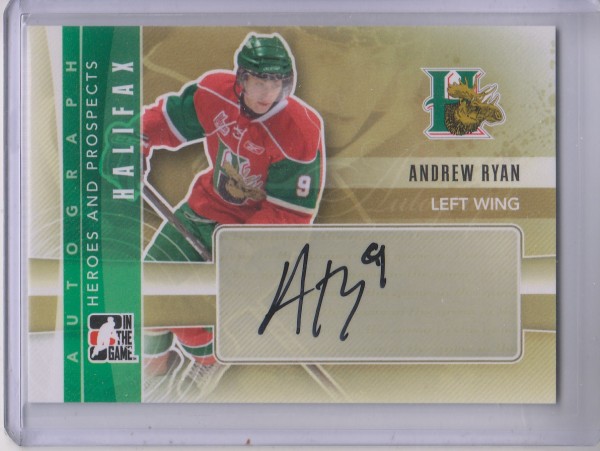 Andrew Ryan Hockey Price Guide | Andrew Ryan Trading Card Value – Beckett