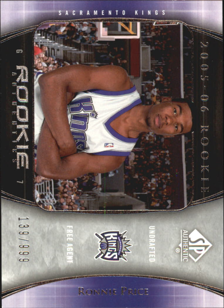 Ronnie Price Basketball Price Guide | Ronnie Price Trading Card Value ...